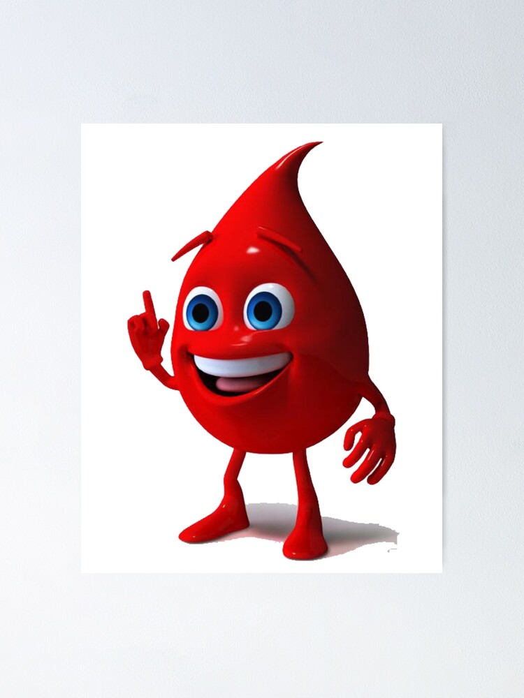 "Blood Drop Collection" Poster for Sale by nevinewilliam | Redbubble