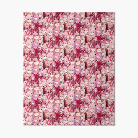 "Zero two collage" Art Board Print for Sale by LittleKawaiiCo | Redbubble