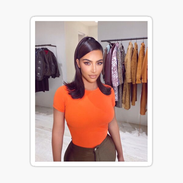 "KIM KARDASHIAN" Sticker by shahirahh | Redbubble
