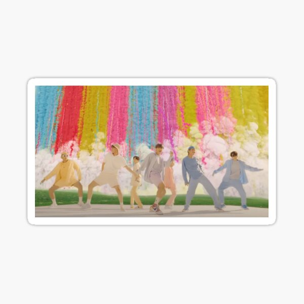 "BTS DYNAMITE" Sticker for Sale by Choikalla | Redbubble