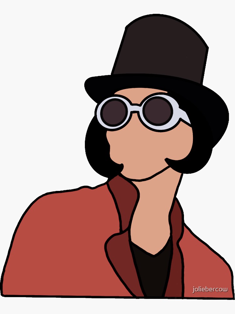"hot wonka" Sticker by joliebercow | Redbubble