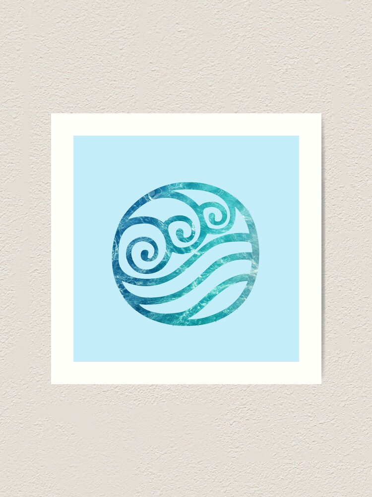 "Waterbending Logo (Avatar the Last Airbender)" Art Print by zchamar ...