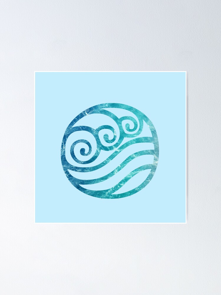 "Waterbending Logo (Avatar the Last Airbender)" Poster by zchamar ...