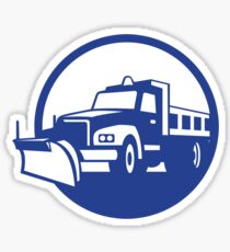 Snow Plow Stickers | Redbubble
