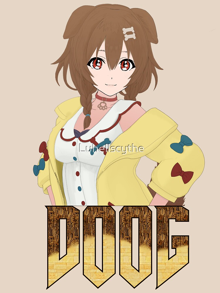 "Korone DOOG" T-shirt for Sale by Luhellscythe | Redbubble | korone t ...