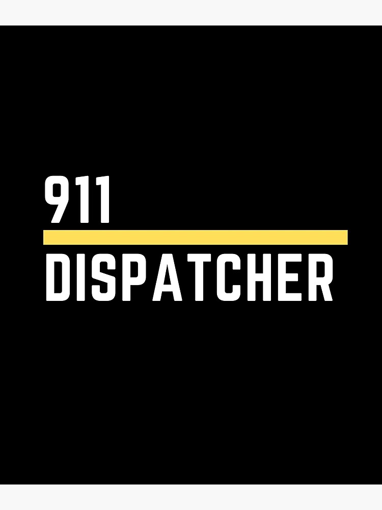 "911 Dispatcher Thin Gold Line" Photographic Print by dt292929 | Redbubble