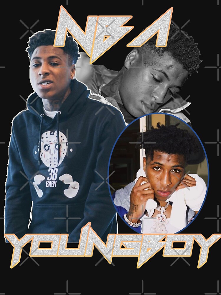"NBA YOUNGBOY" T-shirt for Sale by WooBack10 | Redbubble | nba youngboy ...