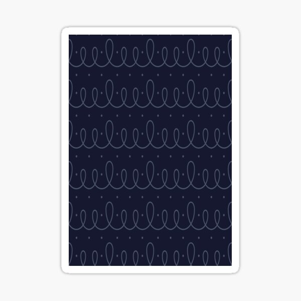 "Blue and Grey Doodle" Sticker for Sale by ImpalaMoon | Redbubble