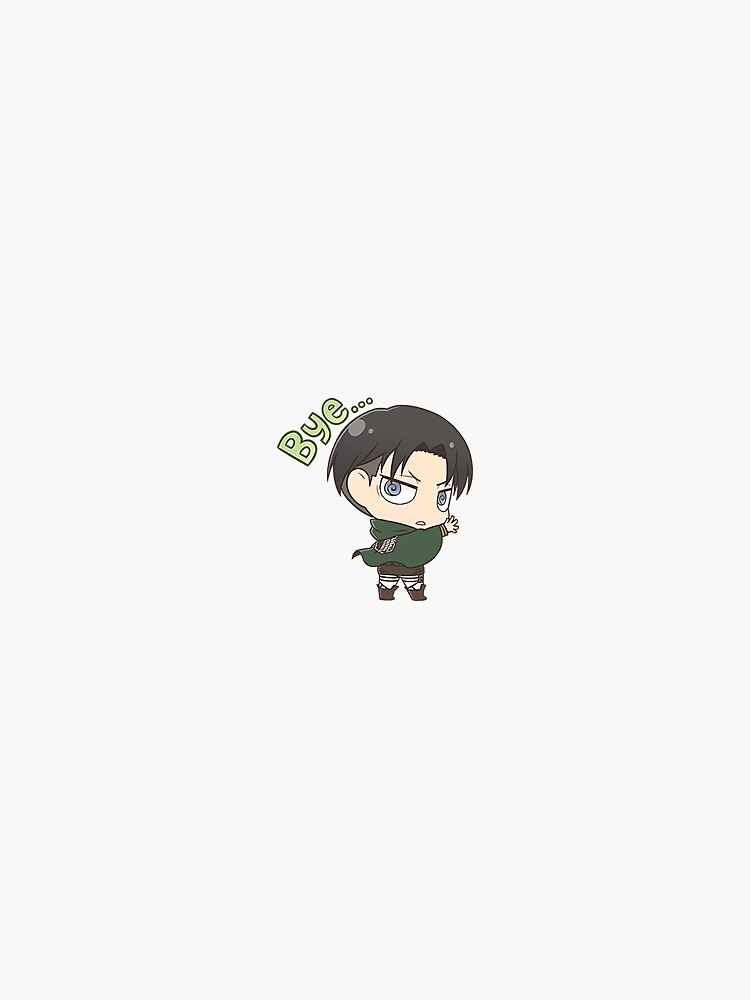Levi Ackerman Sticker Sticker For Sale By Killuzay Redbubble