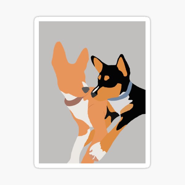 "Basenji" Sticker by kellycreative | Redbubble