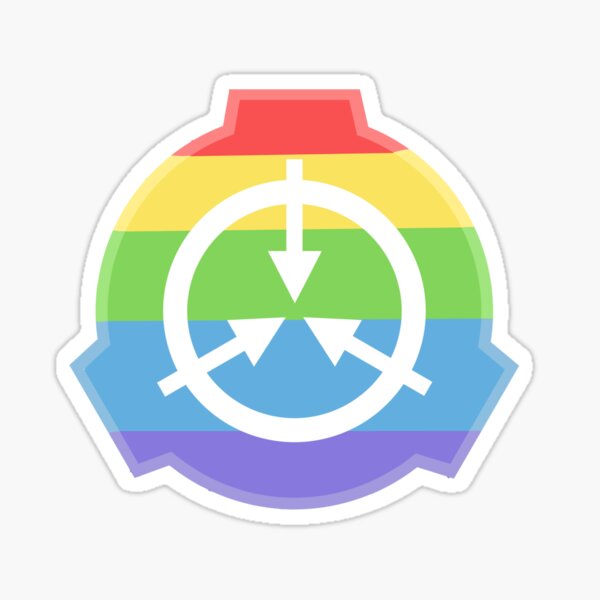 "Gay Pride: SCP Logo" Sticker for Sale by GalaxyOfDemons | Redbubble