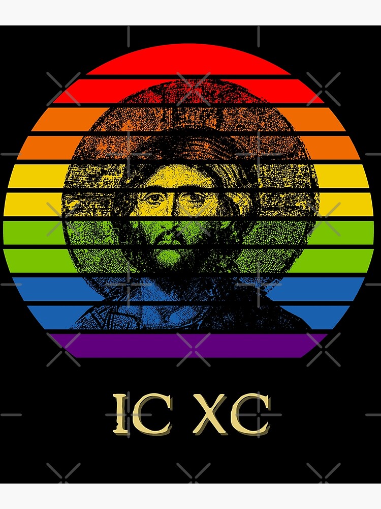"Jesus Christ IC XC God's Promise Rainbow" Poster for Sale by ...