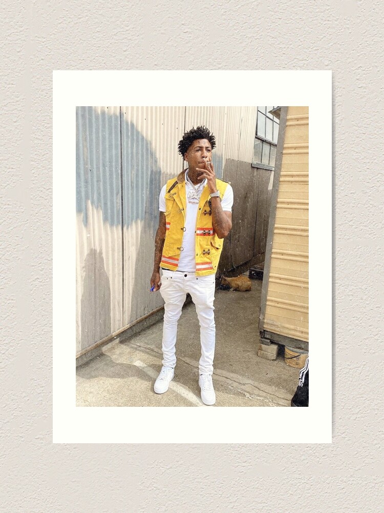 "NBA YOUNGBOY" Art Print for Sale by WooBack10 | Redbubble