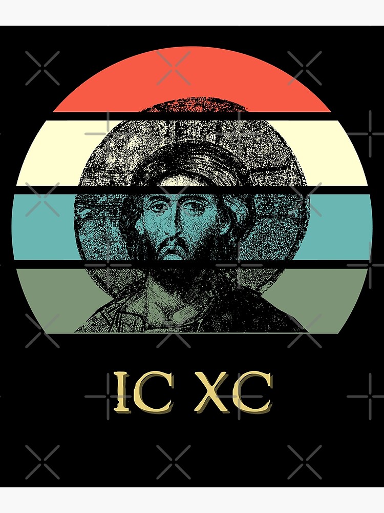 " Jesus Christ IC XC " Poster by DiverseMerch | Redbubble