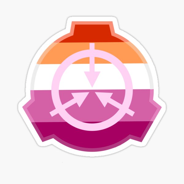 "Lesbian Pride: SCP" Sticker by GalaxyOfDemons | Redbubble