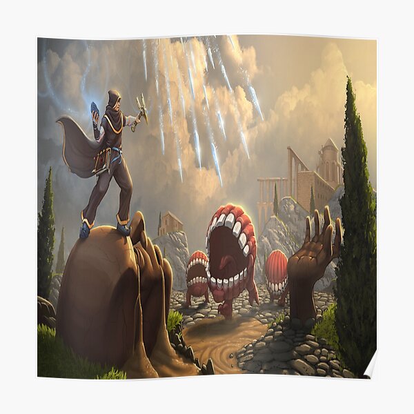 "Tibia game hunt in Roshamuul" Poster for Sale by FelipeWork10 | Redbubble