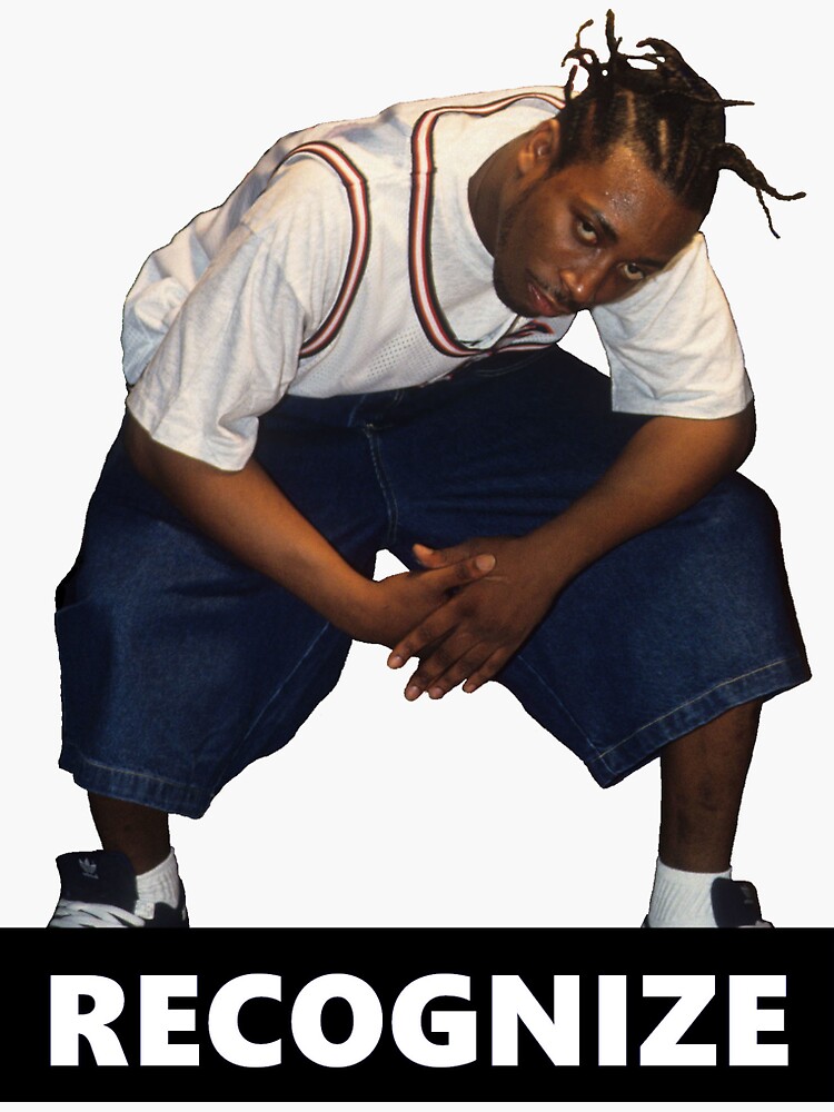 "Ol' Dirty Bastard: Recognize" Sticker for Sale by FableThought | Redbubble