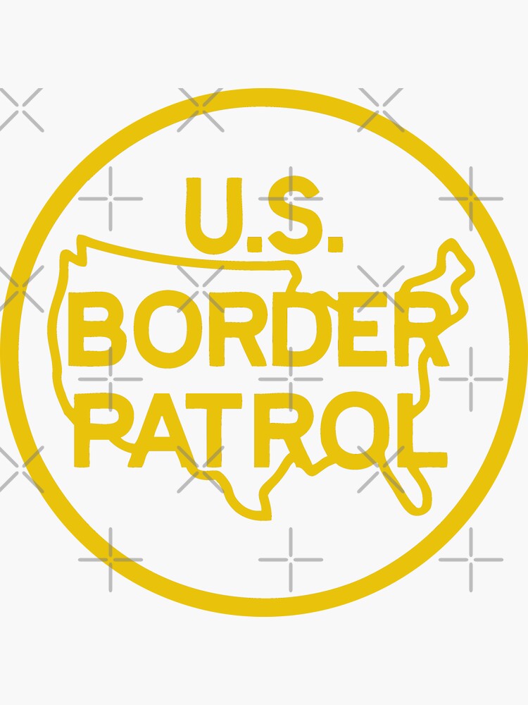 "U.S. Border Patrol" Sticker for Sale by enigmaticone | Redbubble