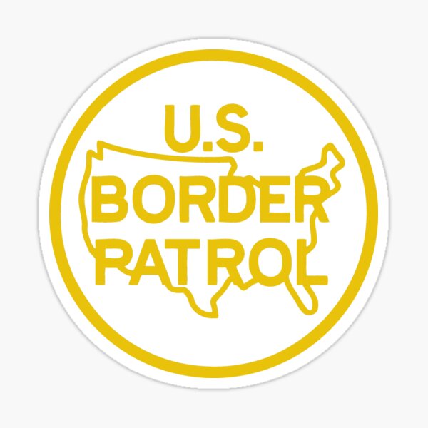 "U.S. Border Patrol" Sticker for Sale by enigmaticone | Redbubble