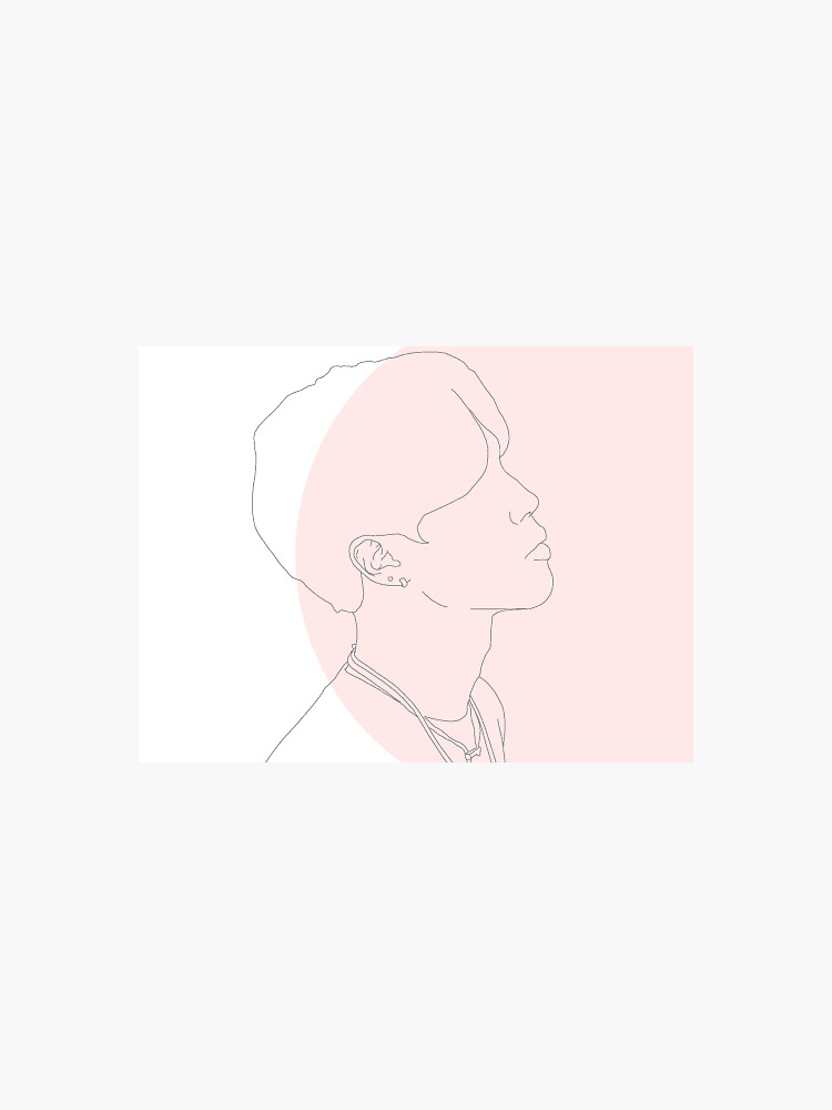 "BTS Line Art" Sticker for Sale by XiaoTangYuan | Redbubble