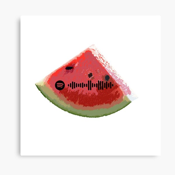 Watermelon Sugar Harry Styles Spotify Code Canvas Prints | Redbubble