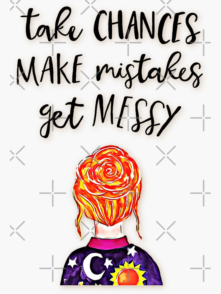 "Get messy" Sticker for Sale by mclaurin612 | Redbubble