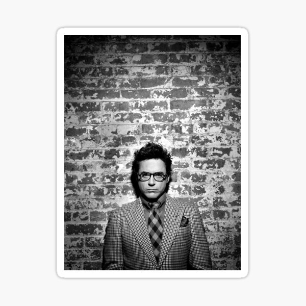 "robert downey jr fan merch" Sticker for Sale by charmingthreads ...