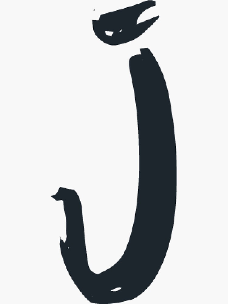 "Letter J Graffiti Alphabet" Sticker by FineQuotes | Redbubble