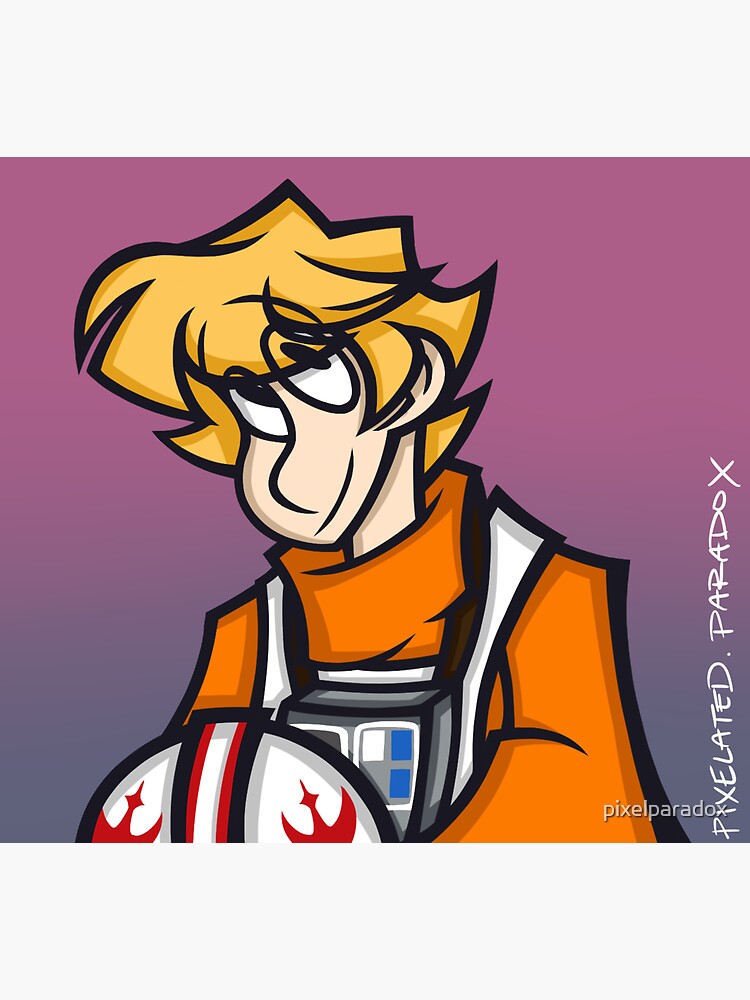 "Luke Starkiller" Sticker by pixelparadox | Redbubble