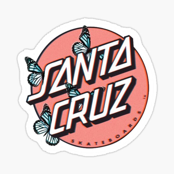 Aesthetic Santa Cruz Stickers | Redbubble