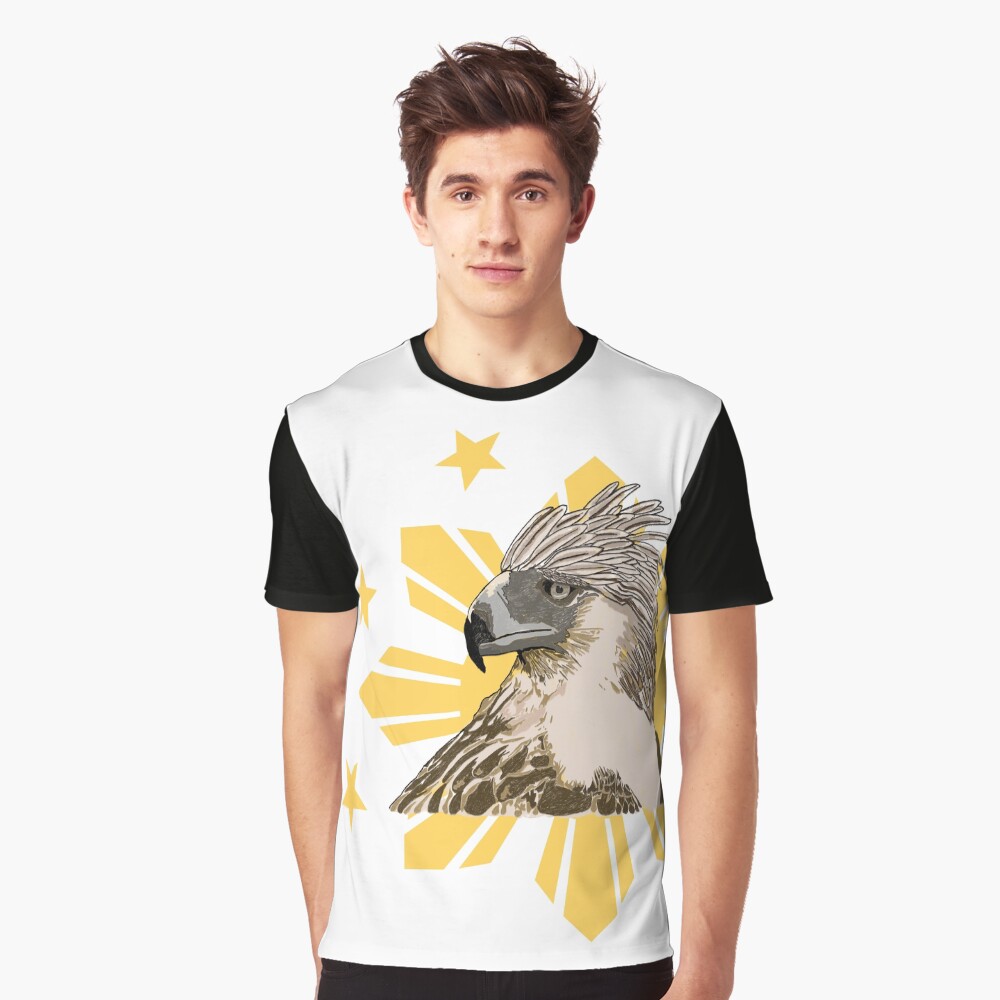 "Agila (Philippine Eagle) with Three Stars and Sun" Sticker for Sale by ...