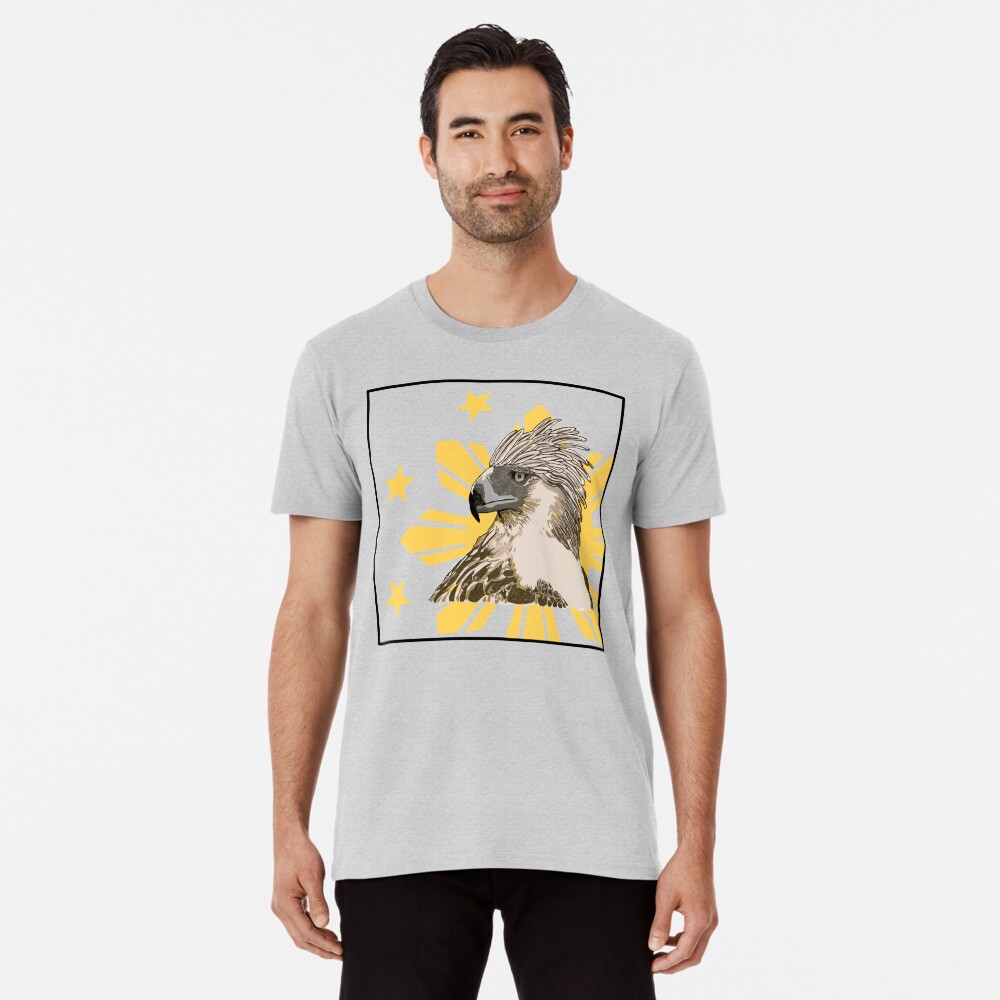 "Agila (Philippine Eagle) with Three Stars and Sun" Art Print for Sale ...