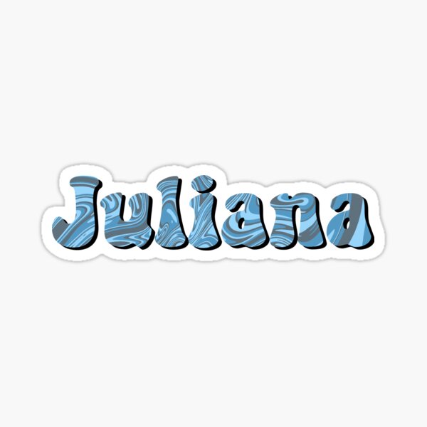 "Juliana with tye die " Sticker for Sale by julianac05 | Redbubble