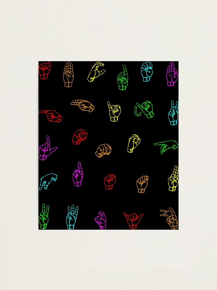 "ASL Stickers | ABCs Individual ASL Alphabet Letters Sign Language ...