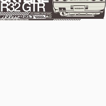 "Nissan GTR" Sticker for Sale by DriftWood7 | Redbubble