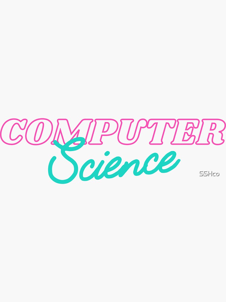 "Computer Science Retro Design" Sticker for Sale by SSHco | Redbubble