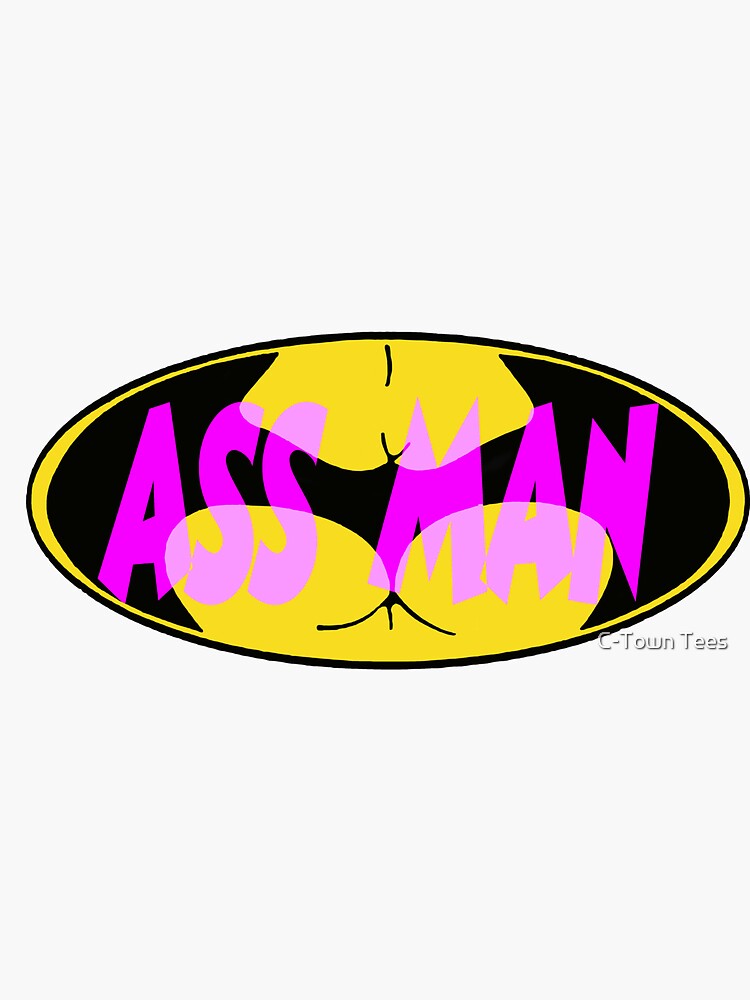 Ass Man Symbol Sticker For Sale By Klay70 Redbubble