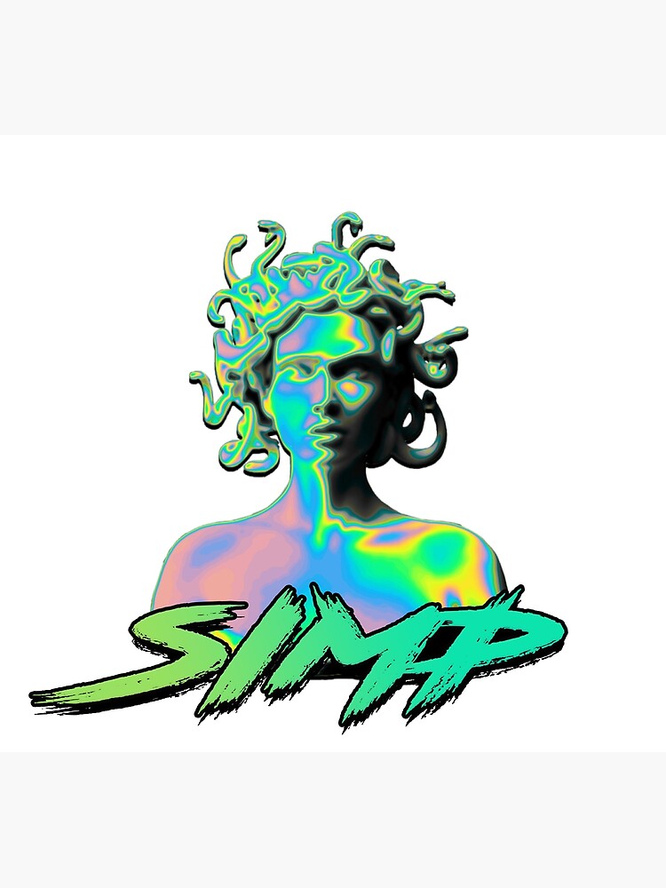 "Vaporwave Simp " Art Print by thehuskyjerk | Redbubble