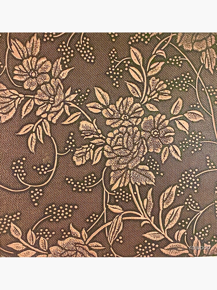 "Vintage Bronze Print" Sticker by rowooo | Redbubble