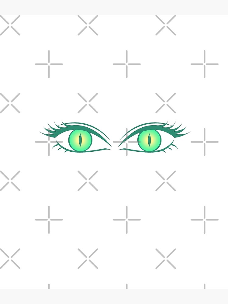 "Halloween Horror - Scary Green Eyes" Poster by brynscully | Redbubble