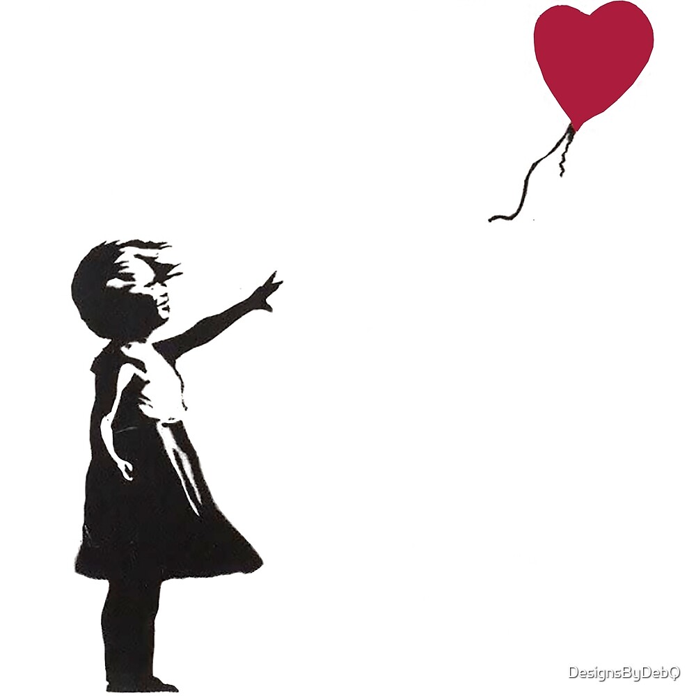 "Banksy's There is Always Hope" by DesignsByDebQ | Redbubble