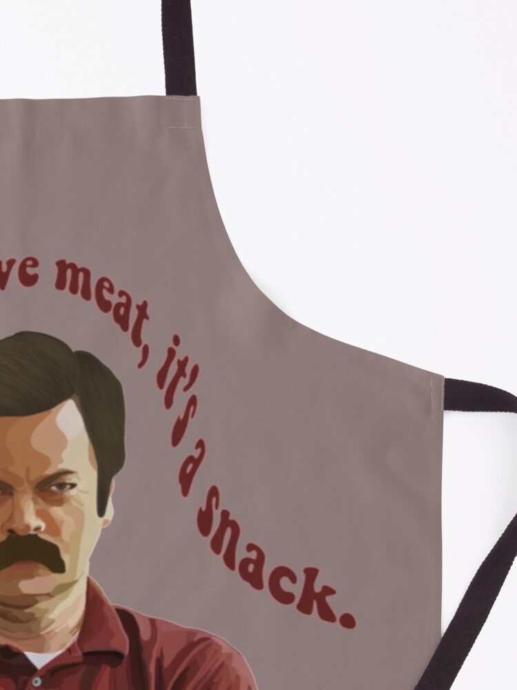 "Ron Swanson meat quote" Apron by alexaschaffer | Redbubble