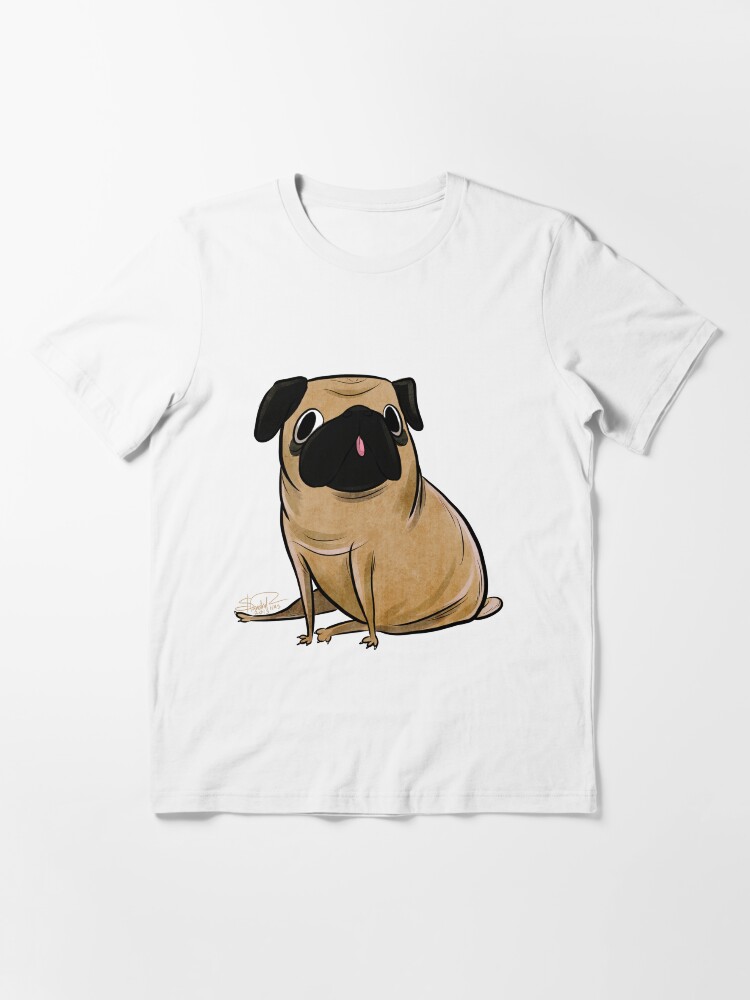 "Pug" T-shirt for Sale by sandradrivas | Redbubble | pug t-shirts ...