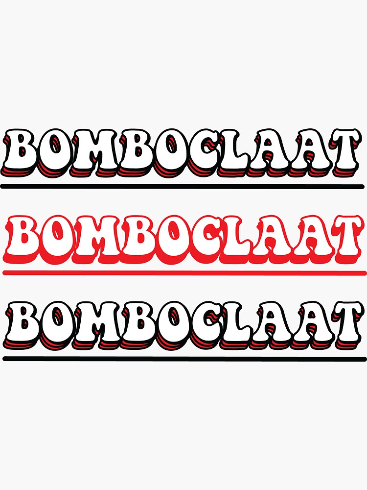 "Bombaclaart Sticker Pack" Sticker by Pappistore | Redbubble