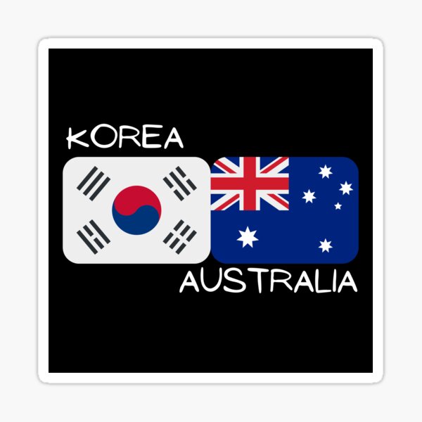 "Korean Australian - Korea and Australia" Sticker for Sale by ...