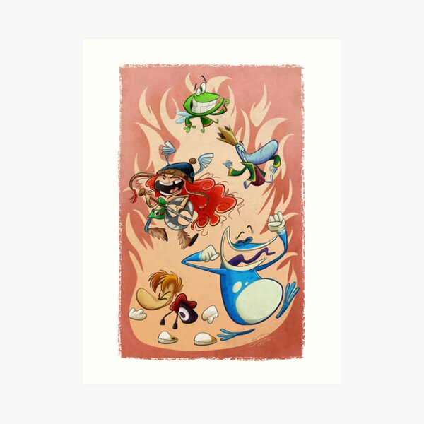 "Rayman Legends" Art Print for Sale by sandradrivas | Redbubble