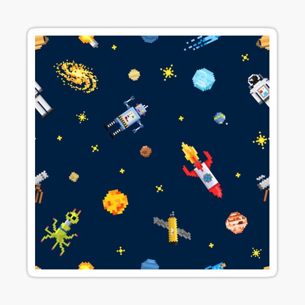 "Digital Cosmos " Sticker for Sale by SistarSprkls | Redbubble