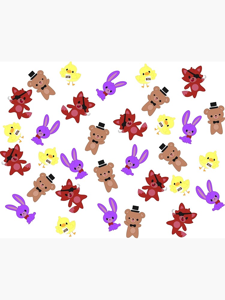 "Cute Fnaf Pattern" Poster by DesignzByAnna | Redbubble