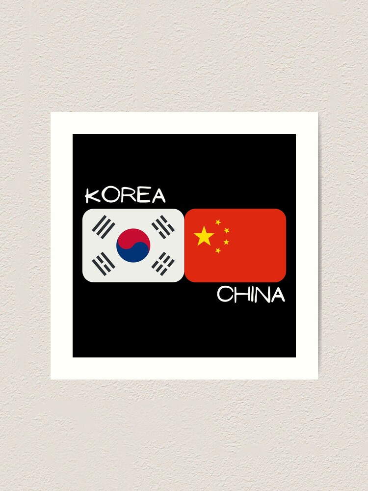 "Korean Chinese - Korea, China" Art Print for Sale by theKoreanRage ...