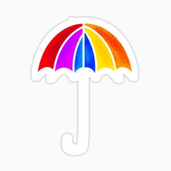 "umbrella rainbow Umbrella Academy" Sticker for Sale by Marliesvandeput ...